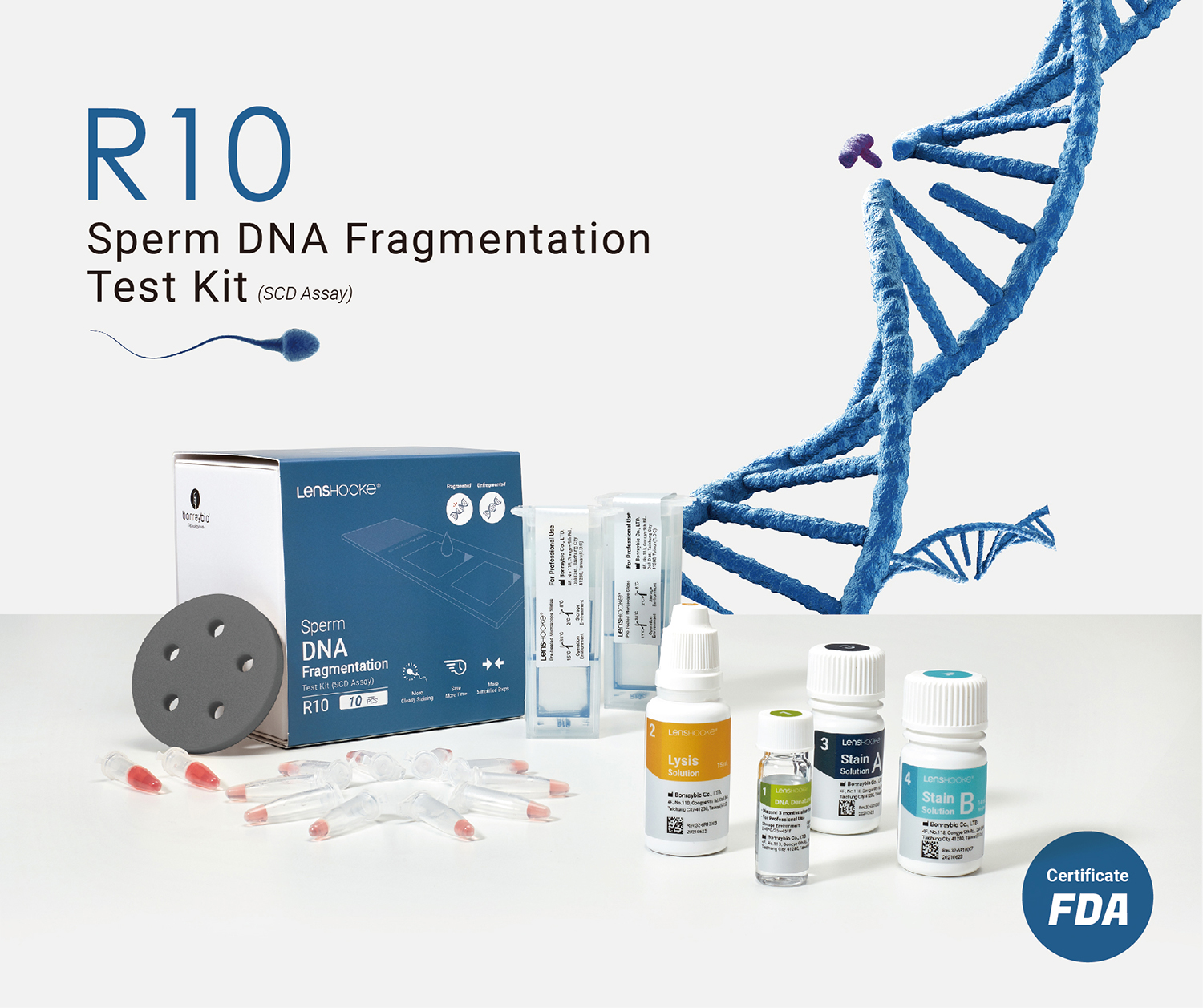 LensHooke R10 Sperm DNA fragmentation test kit (SCD assay) - LensHooke