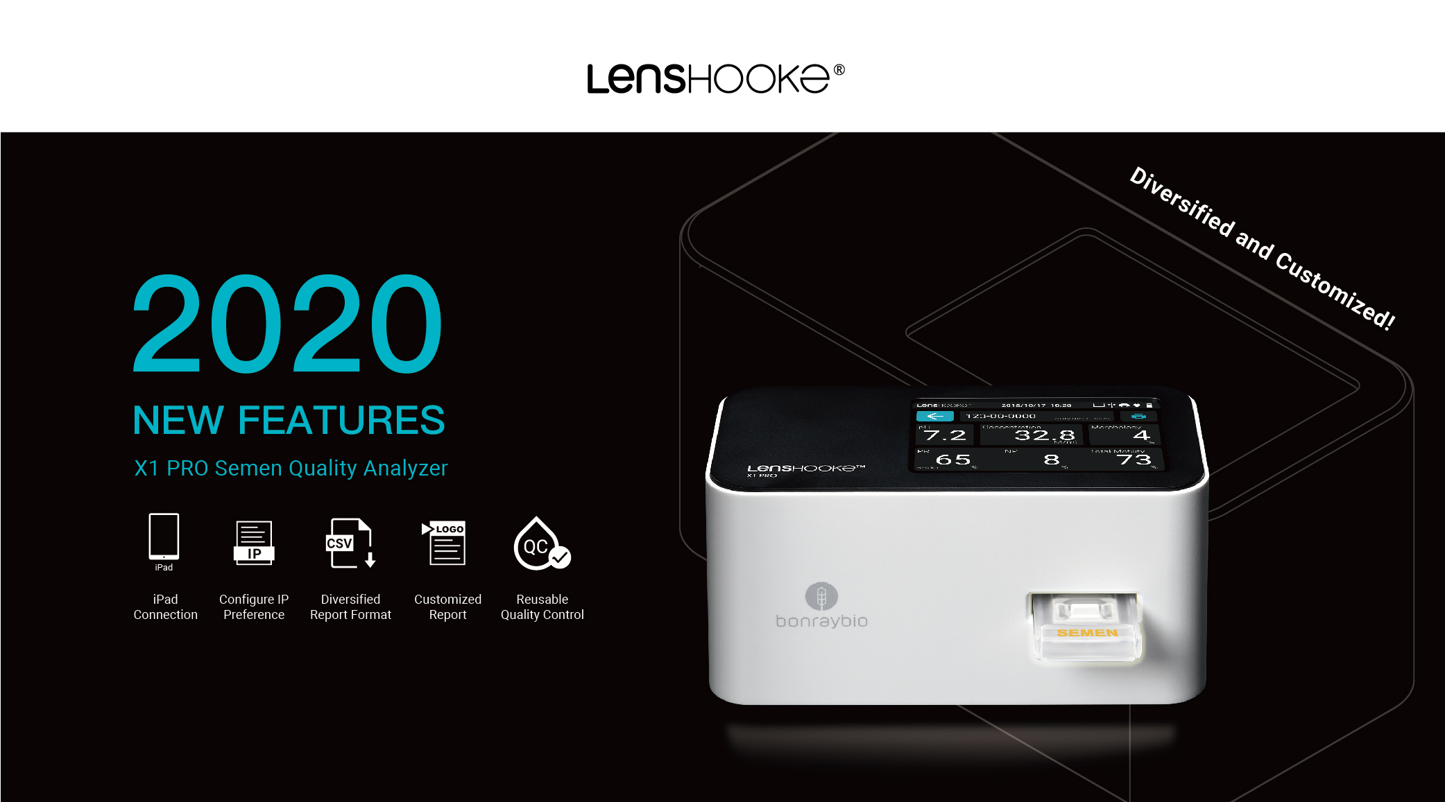 X1 PRO Semen Quality Analyzer - LensHooke