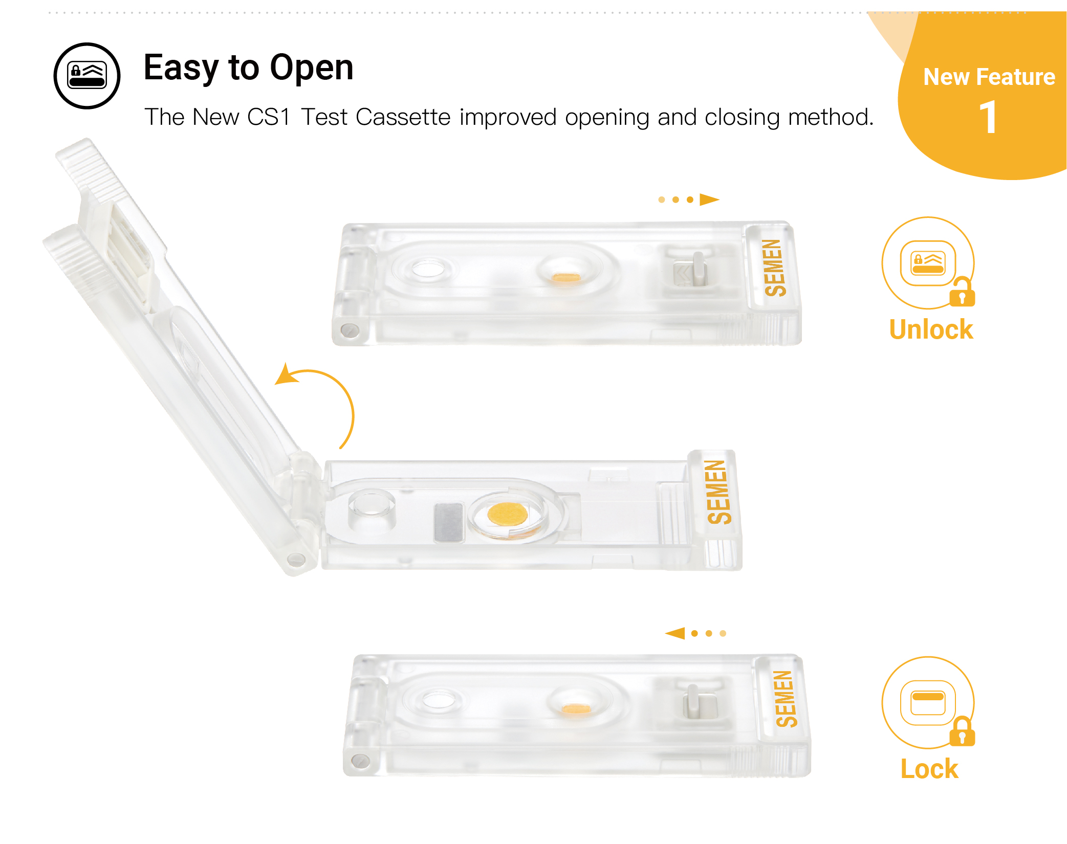 LensHooke CS1 Semen Test Cassette - LensHooke